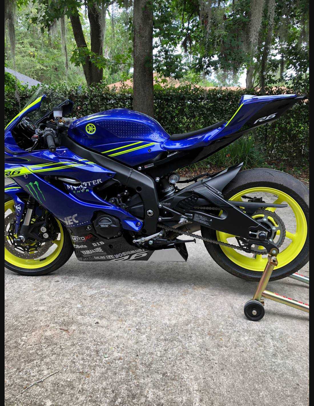 Custom Yamaha R6 Swingarm