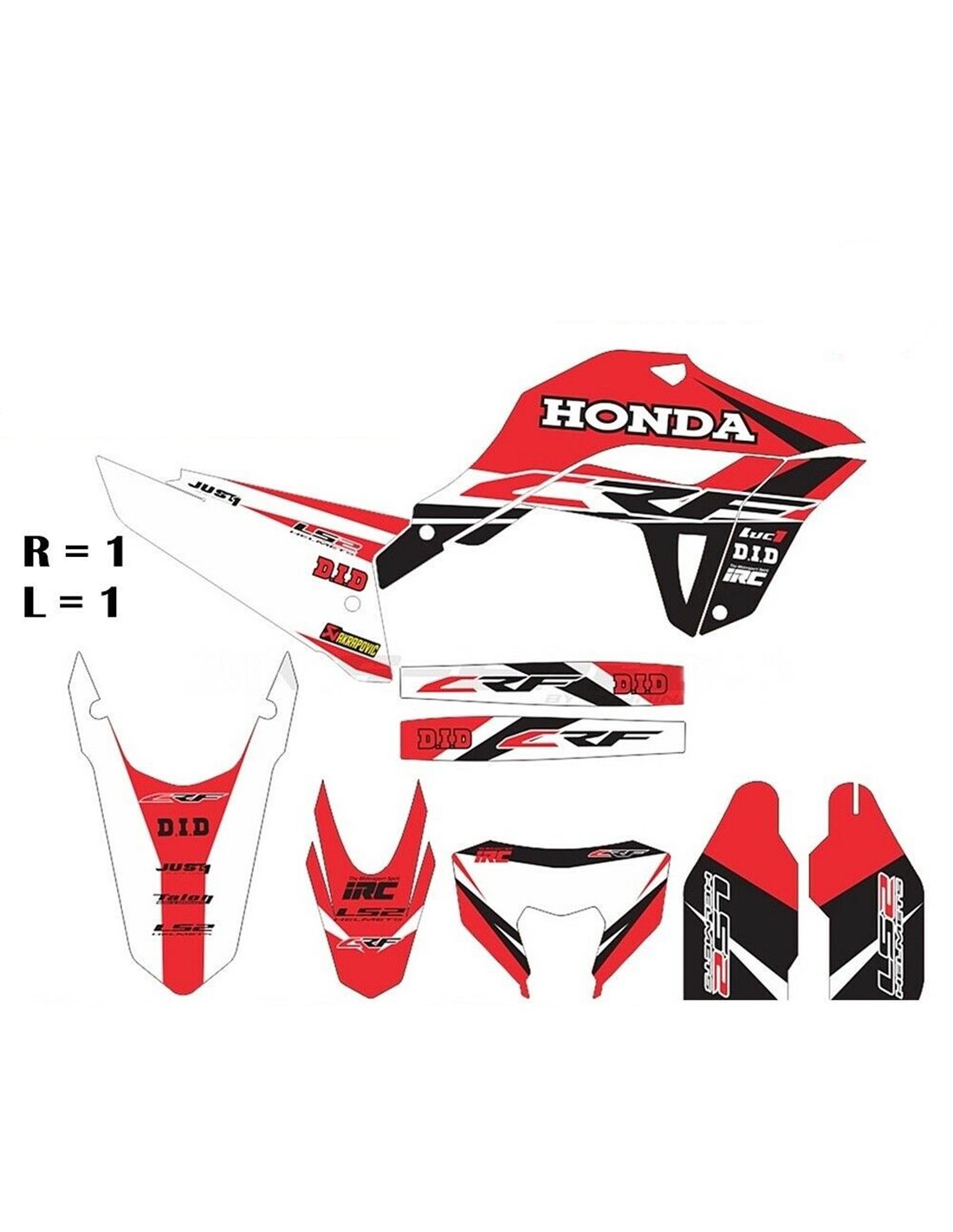 Honda Motor Sticker Design