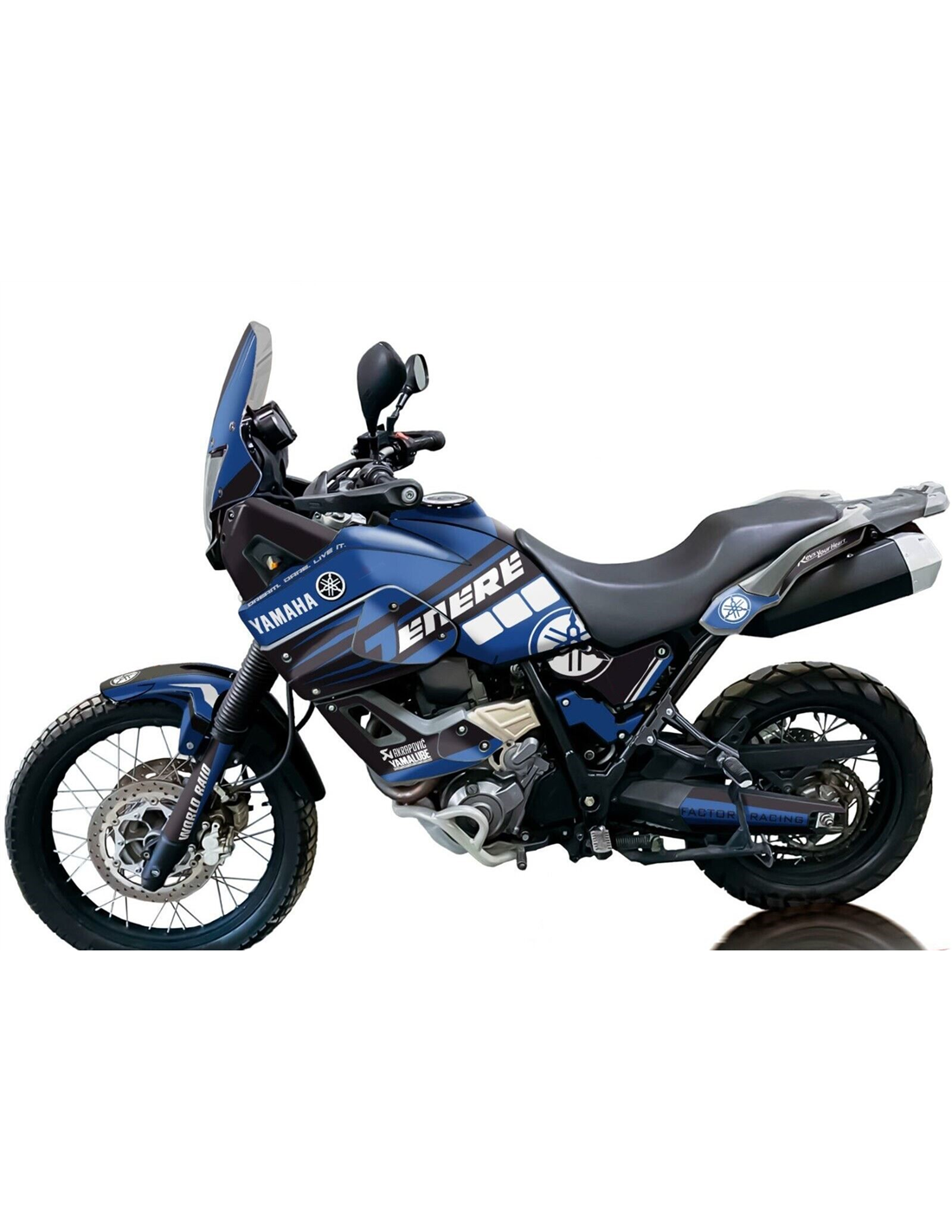 Kit de pegatinas compatible con per Yamaha XT 660Z TENERE 2008-2016 ...