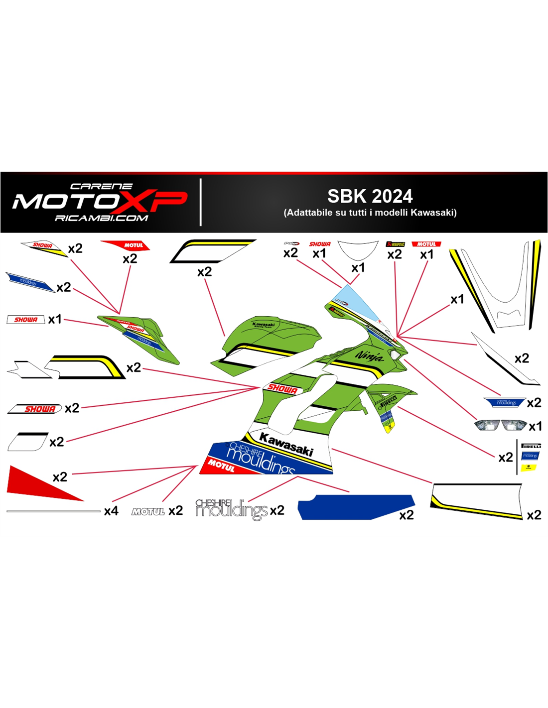 Moto XP - Motorcycle Fairings and Stickers